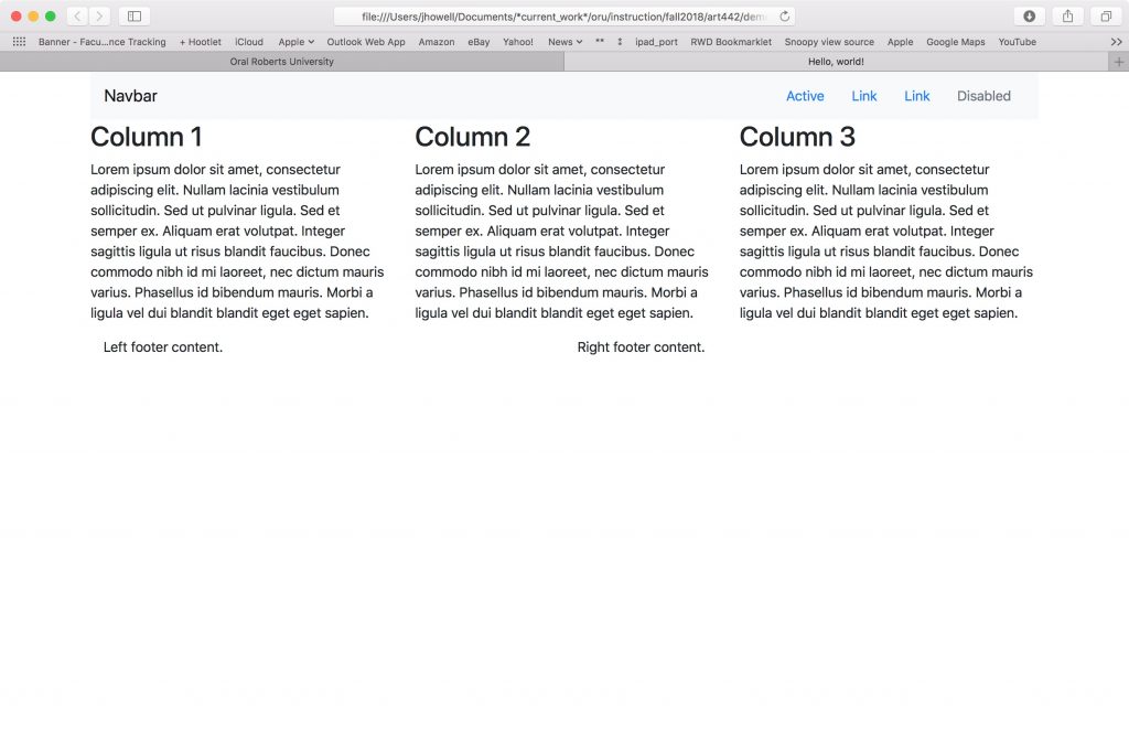 Exercise 10.04: Bootstrap Layout - POINT918